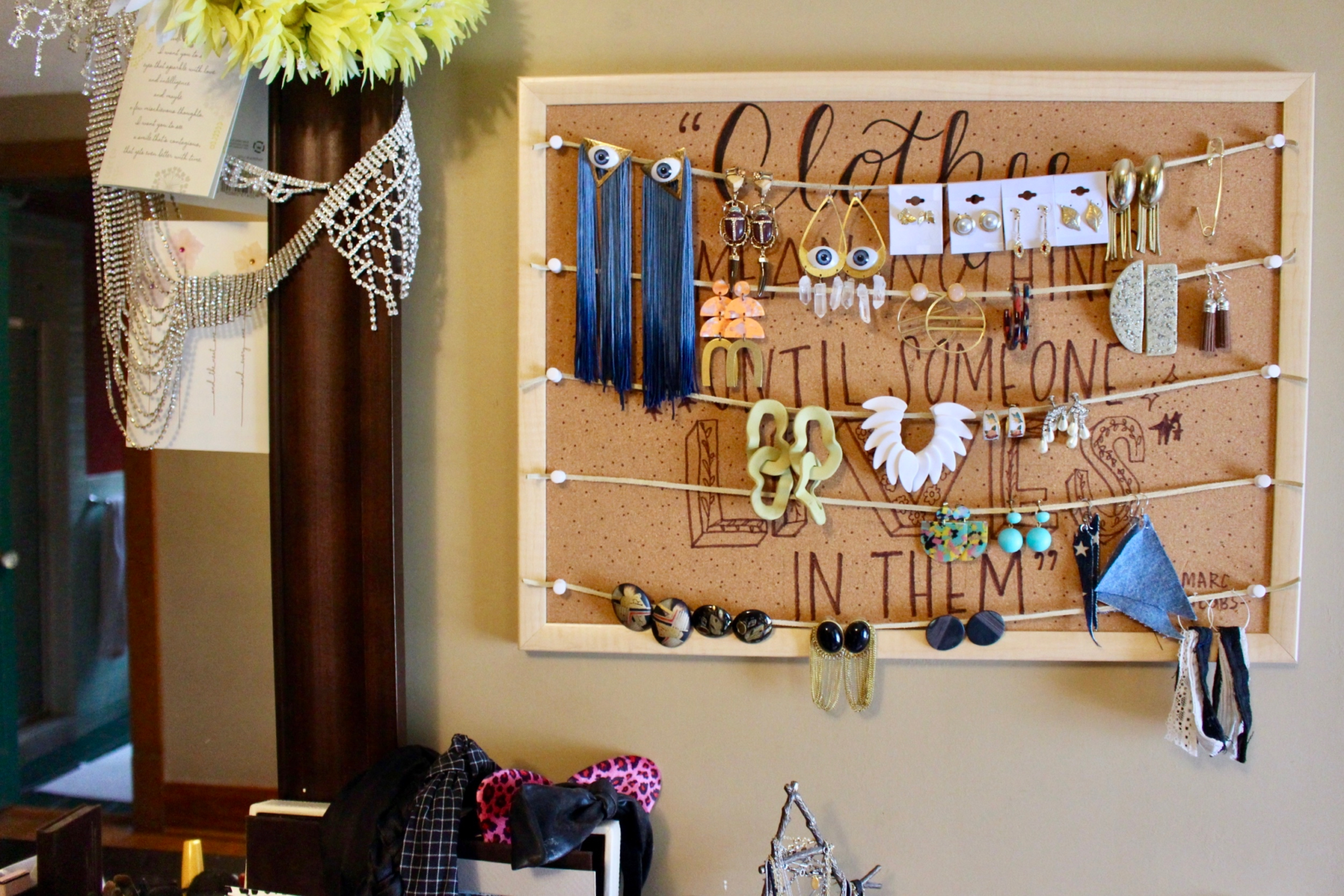 DIY Storage for Earrings - Goodwill Akron