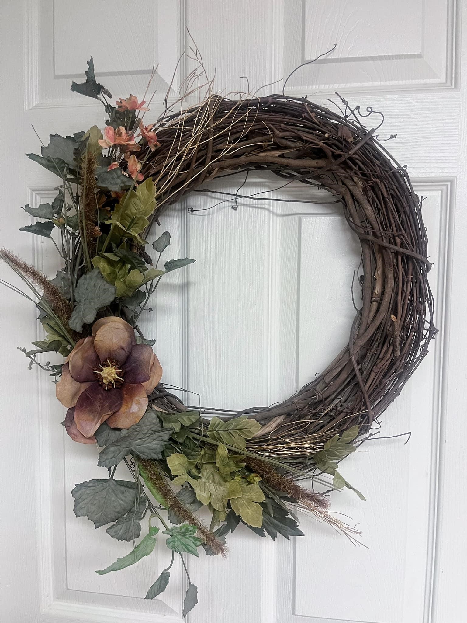 Making a Seasonal Wreath with Thrifted Finds - Goodwill Akron